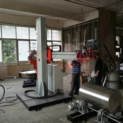 Storage Tank Dish End Dish Head Polishing Machine for Stainless steel