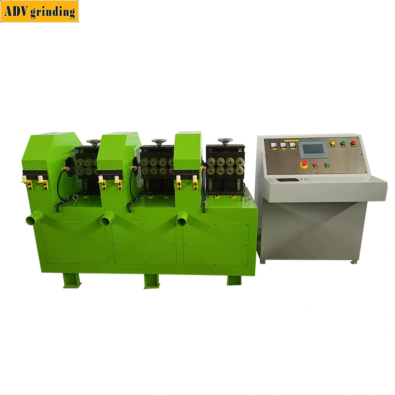 ADV-round pipe polishing machine with auto feeder