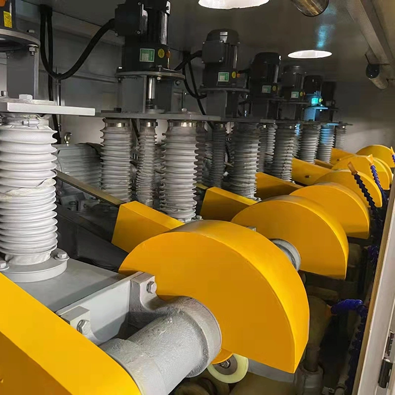 Environment Automatic Round pipes polishing machine with wet process