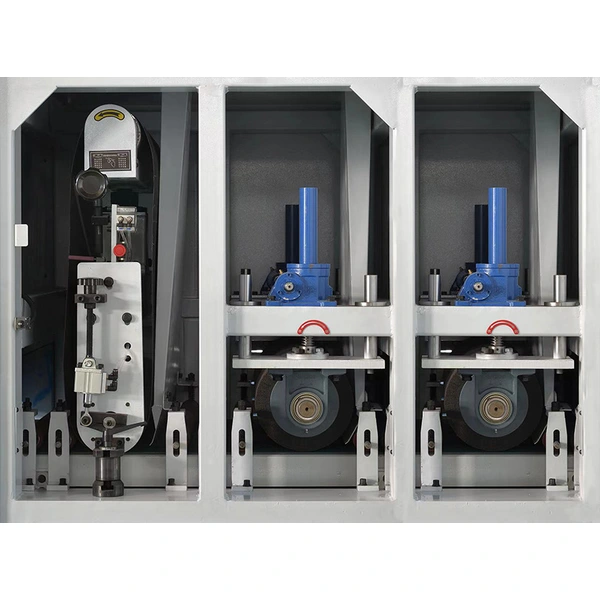 Automatic flat metal stainless steel brushing and polishing machine