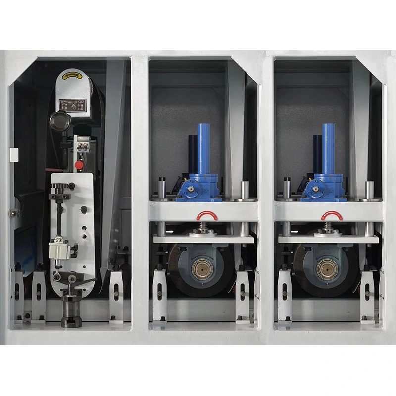 Automatic flat metal stainless steel brushing and polishing machine