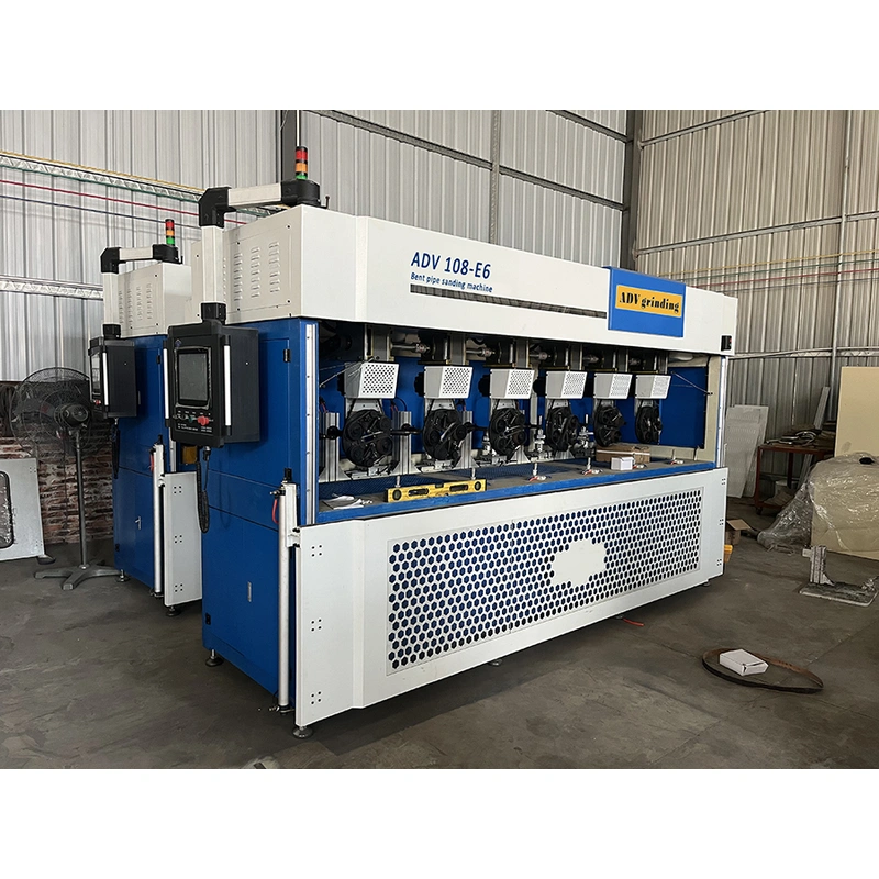 ADV round tube polishing machine for bent pipe