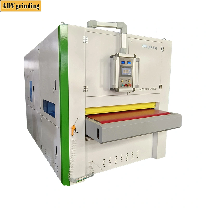 Automatic metal deburring edge rounding and grinding machine